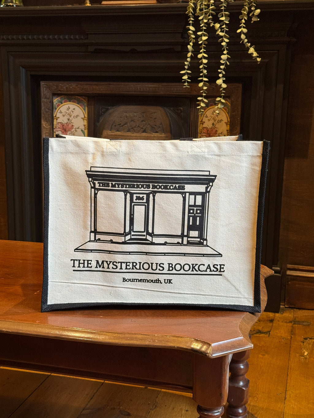 Large Bookshop Tote Bag – The Mysterious Bookcase
