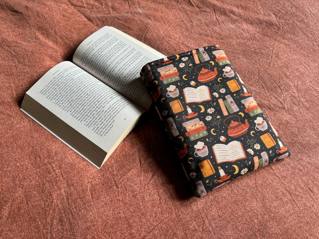 Handmade 'Tea & Tales' Book Sleeve – The Mysterious Bookcase