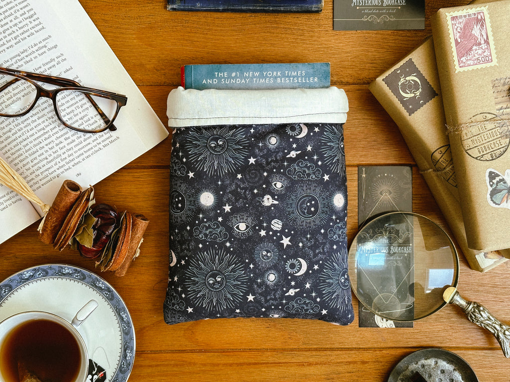 Handmade 'Celestial' Book Sleeve – The Mysterious Bookcase